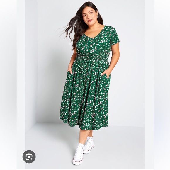 Modcloth | Dresses | Modcloth Inspired Anytime Midi Dress | Poshmark
